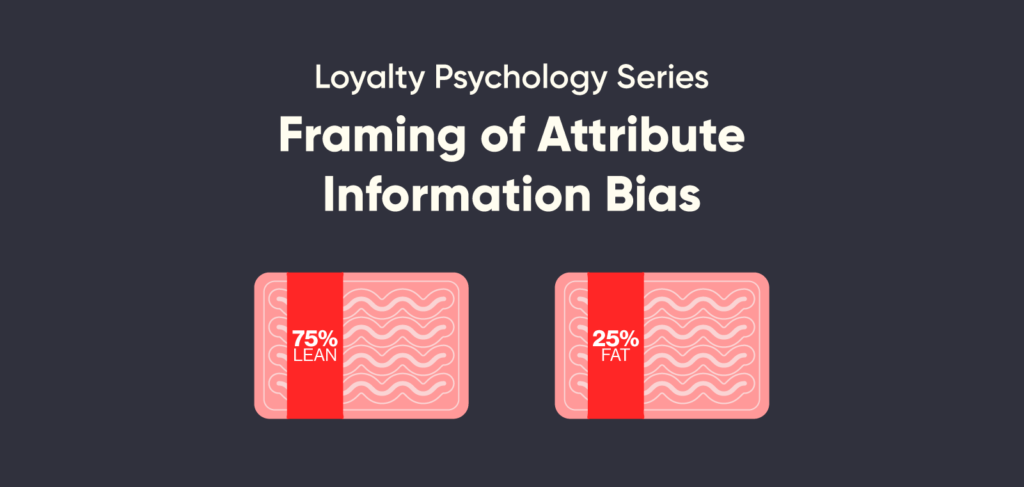 Loyalty Psychology Series Framing Of Attribute Information Bias Loyalty And Reward Co