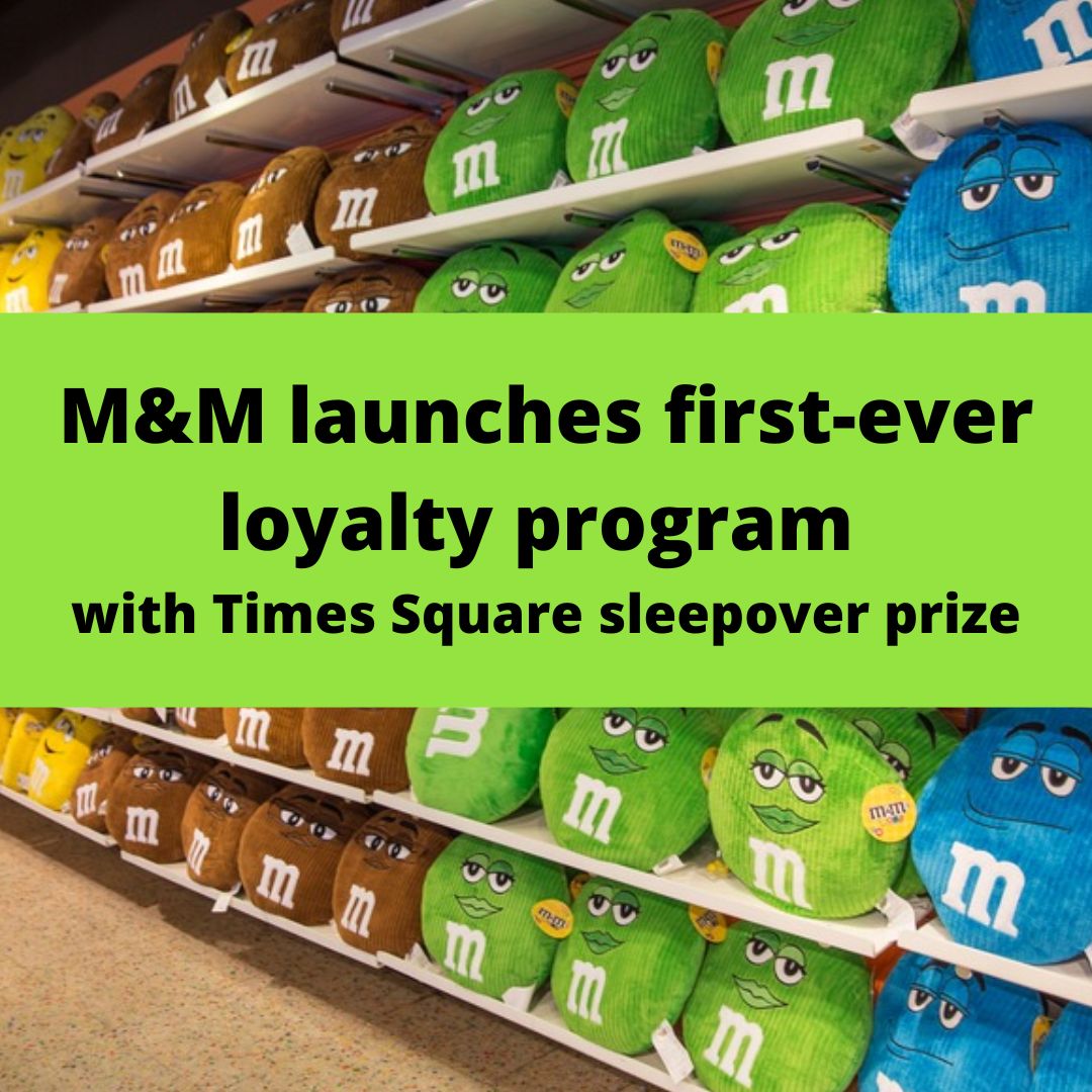 M&M Launches first-ever loyalty program with Times Square sleepover ...